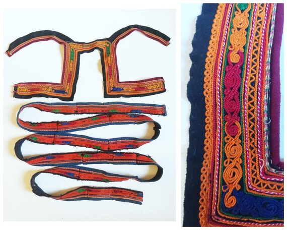 Antique 1800's traditional Karagouna costume embroide… - Gem