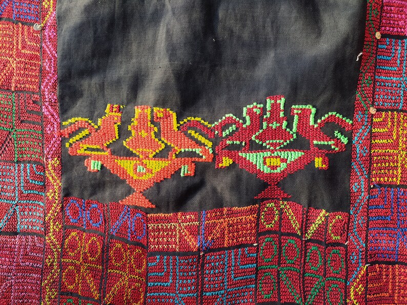 Vintage Antique Palestine Traditional Dress Handmade, Embroidered ...