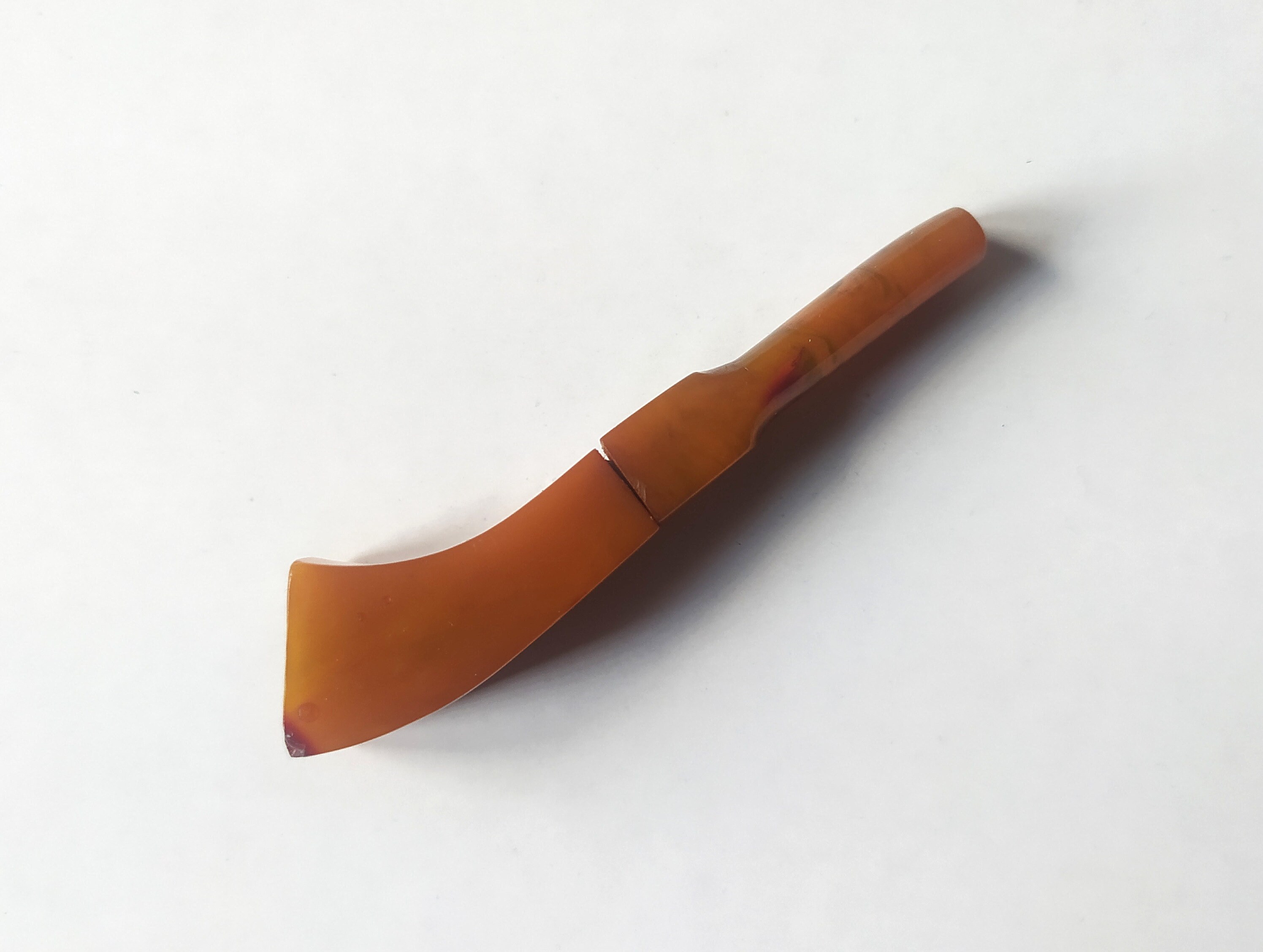 Antique 20's Smoking Cigarette Holder / Butterscotch Bakelite Mastic ...