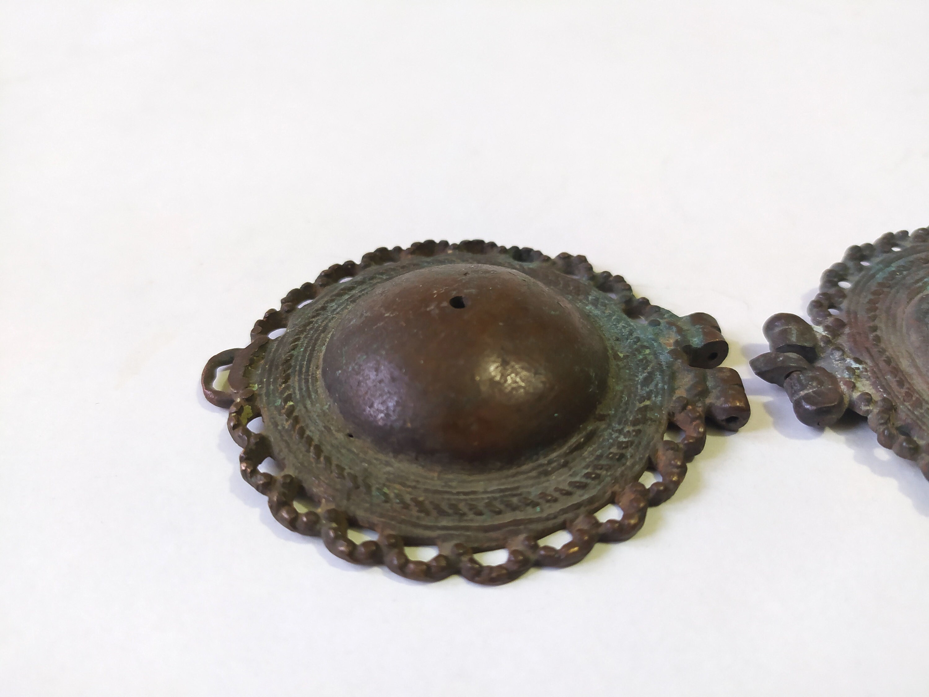 Antique Ottoman Traditional Brass Belt Buckle / Greek? / Folk Art ...
