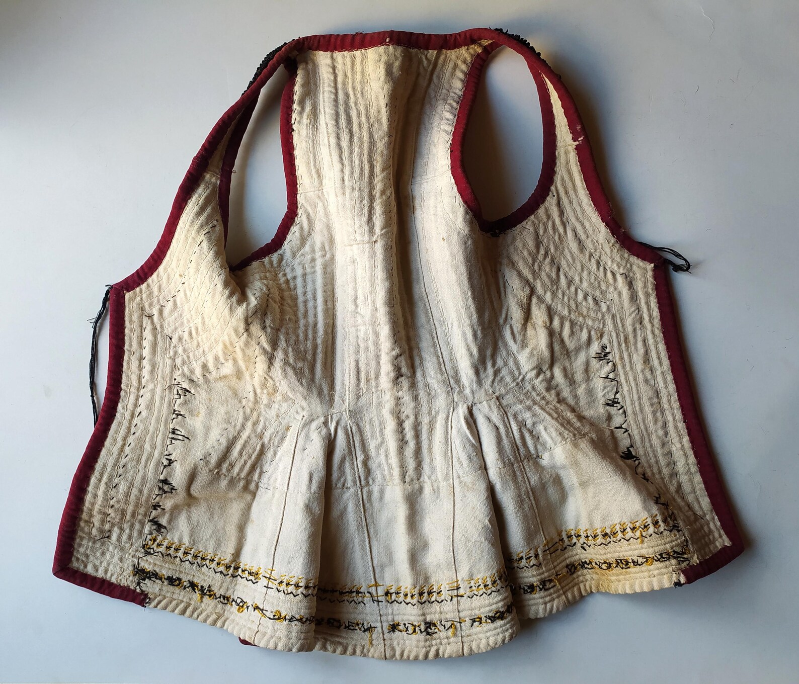 Antique Greek Woman Traditional Costume Woolen Vest Probably From ...
