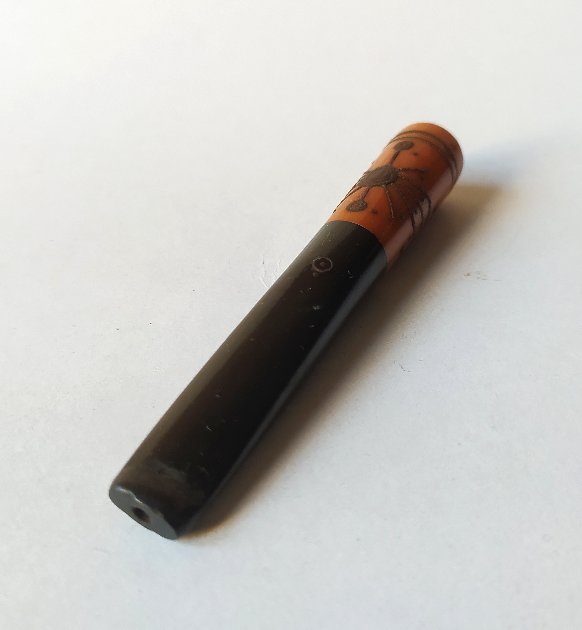 Antique Amber Silver Inlay Smoking Cigarette Holder Ottoman - Etsy