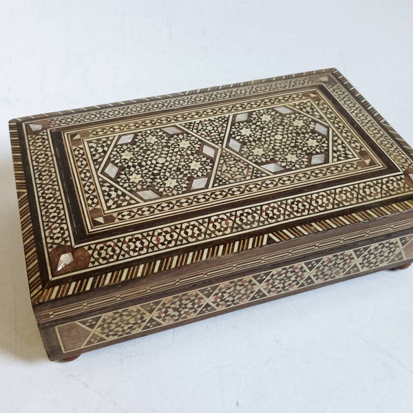 Inlaid Wooden Box - Etsy