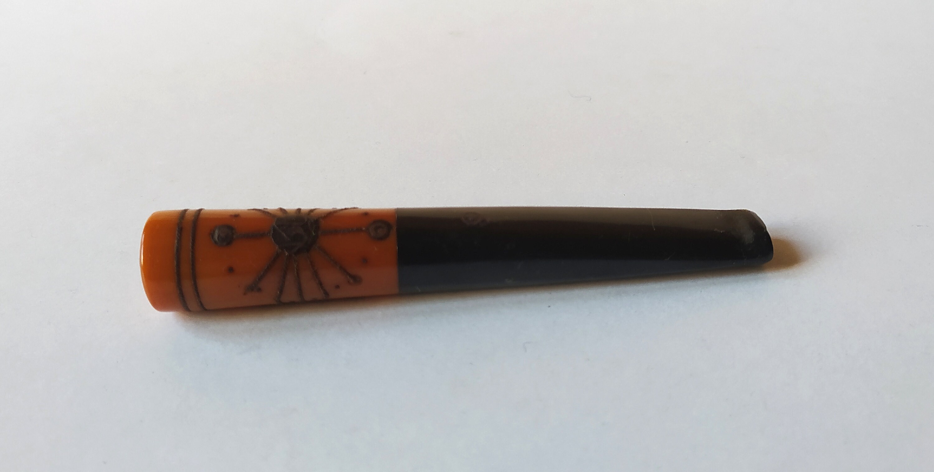 Antique Amber Silver Inlay Smoking Cigarette Holder Ottoman - Etsy