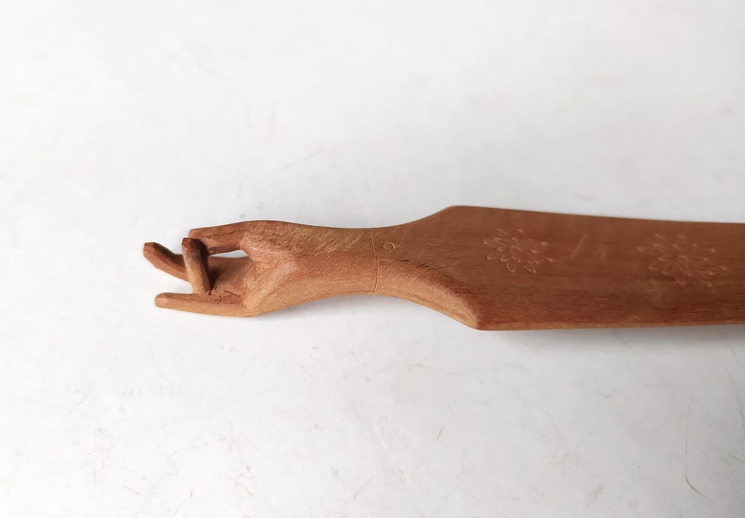 Vintage Greek Orthodox Hand Carved Wooden Fork / Blessing Hand, Jesus ...
