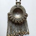 Antique Large Bedouin Tribal Pendant With Bells / Kuchi Afghan or Yemen Necklace / Traditional ...