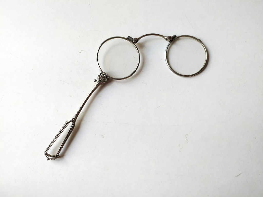 Antique Platinin Folding Lorgnettes, Opera Glasses, Marked / 20's - 30 ...