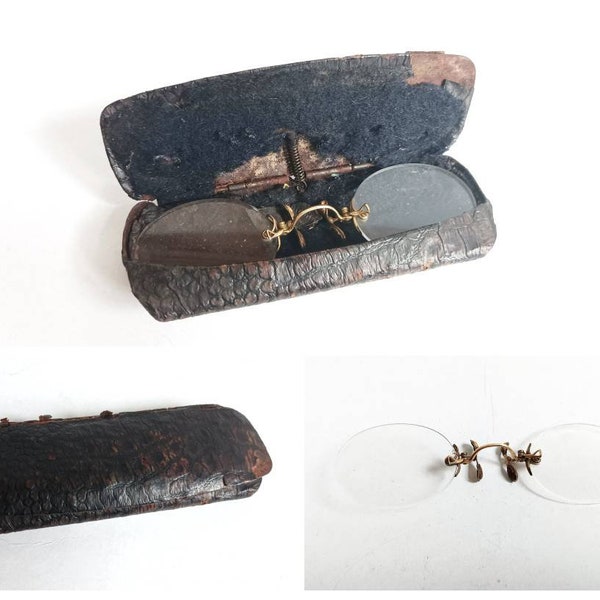 Pinch Nose Reading Glasses - Etsy