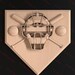 2 Pcs, Baseball Sign, You're Out!, 3d Stl Relief CNC Router File for ...