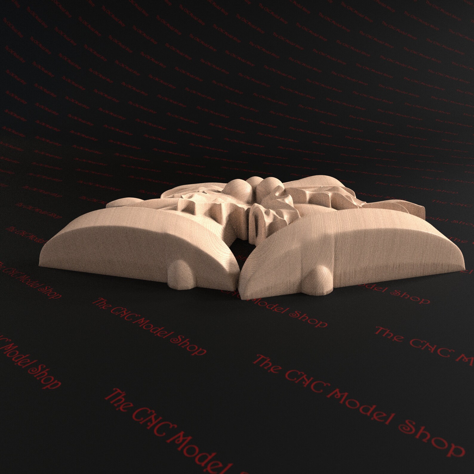 Christmas Bells, 3D Relief STL File for CNC Relief Carving or 3d ...