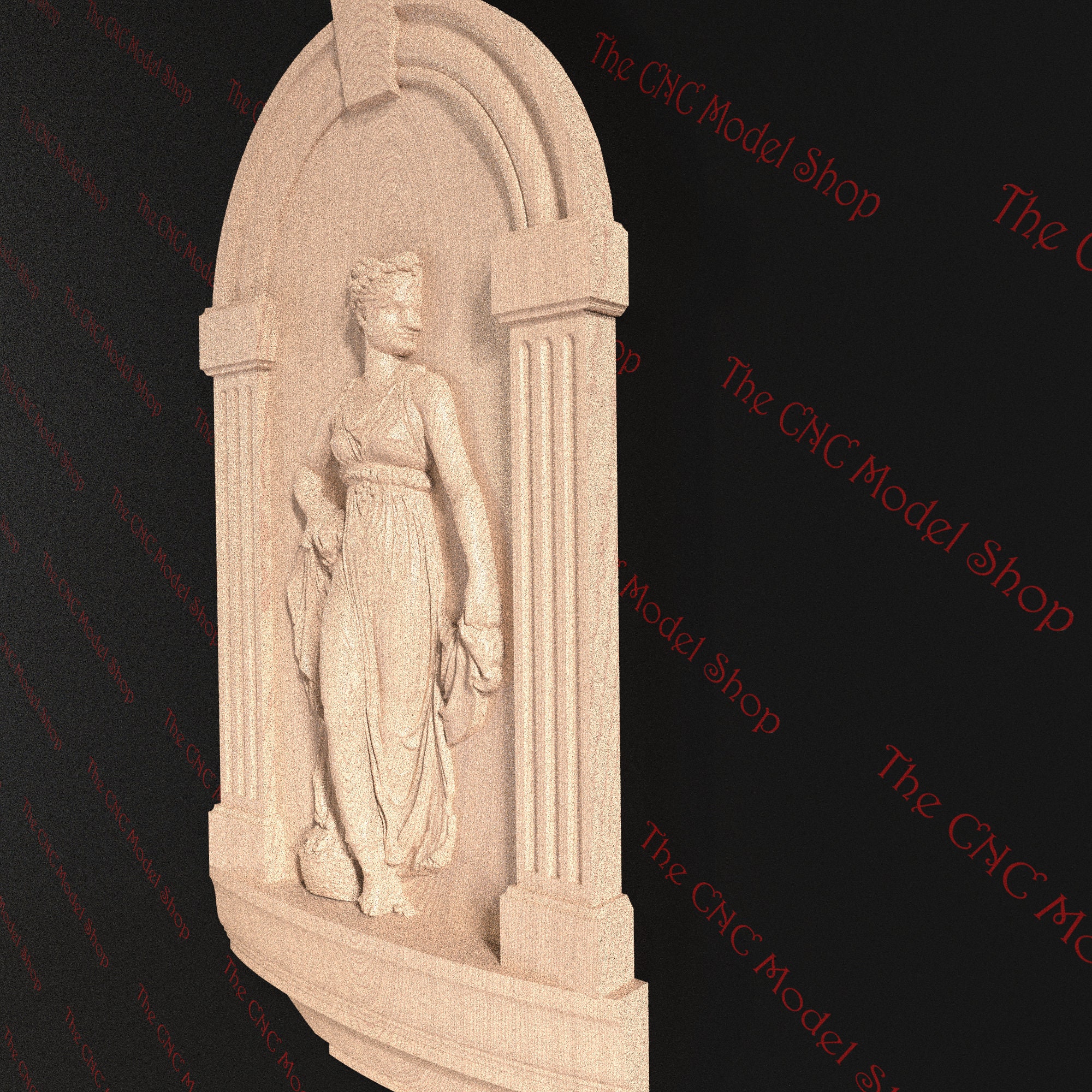 2 Pcs 3d Relief STL Files of Dancing Girl for CNC Carving - Etsy