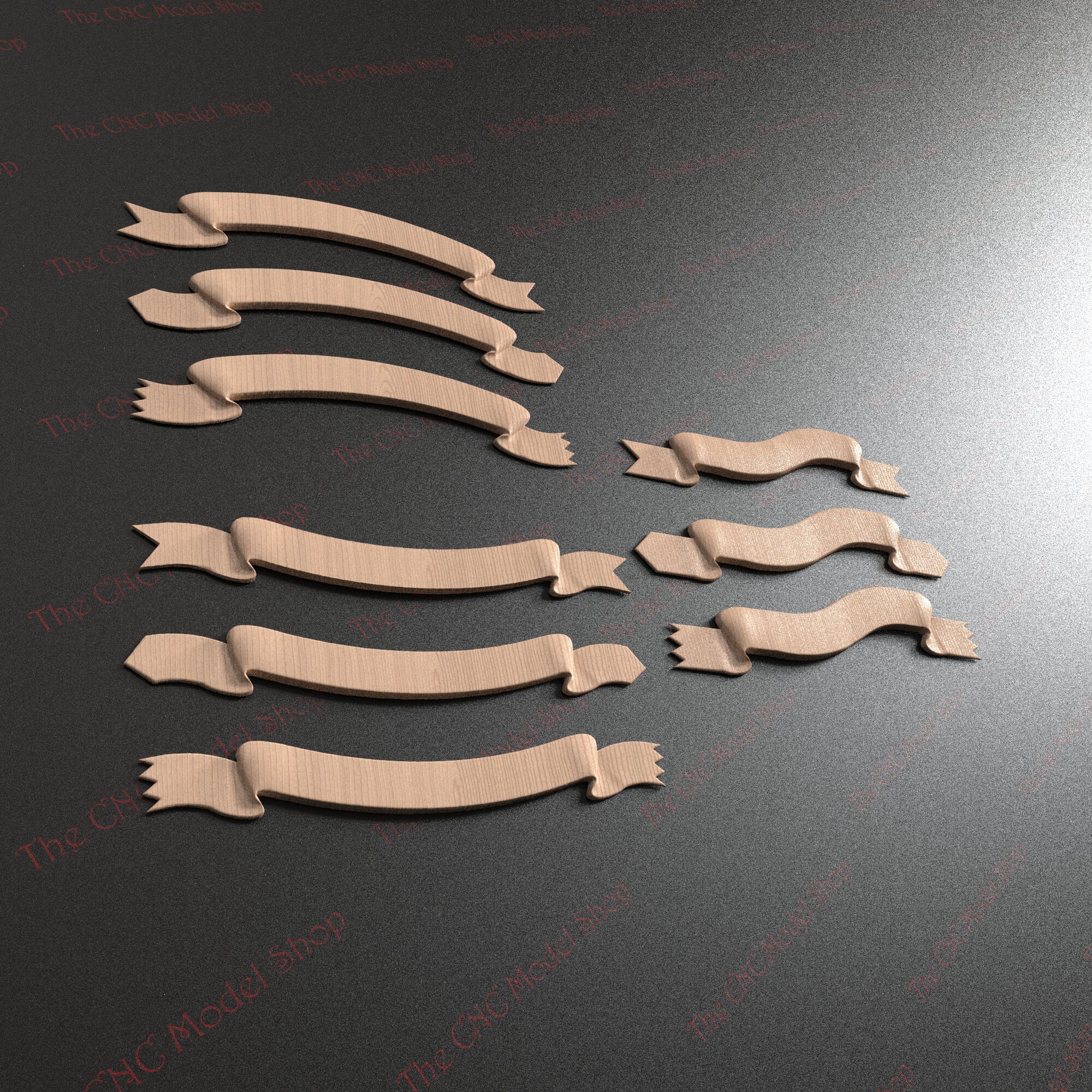 9 Pcs 3D Relief STL Banner Pack 2 - Etsy