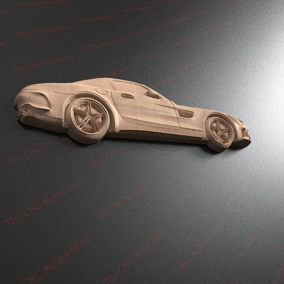 3 Pcs 3D STL Files of a Roadster Car for CNC Carving - Etsy