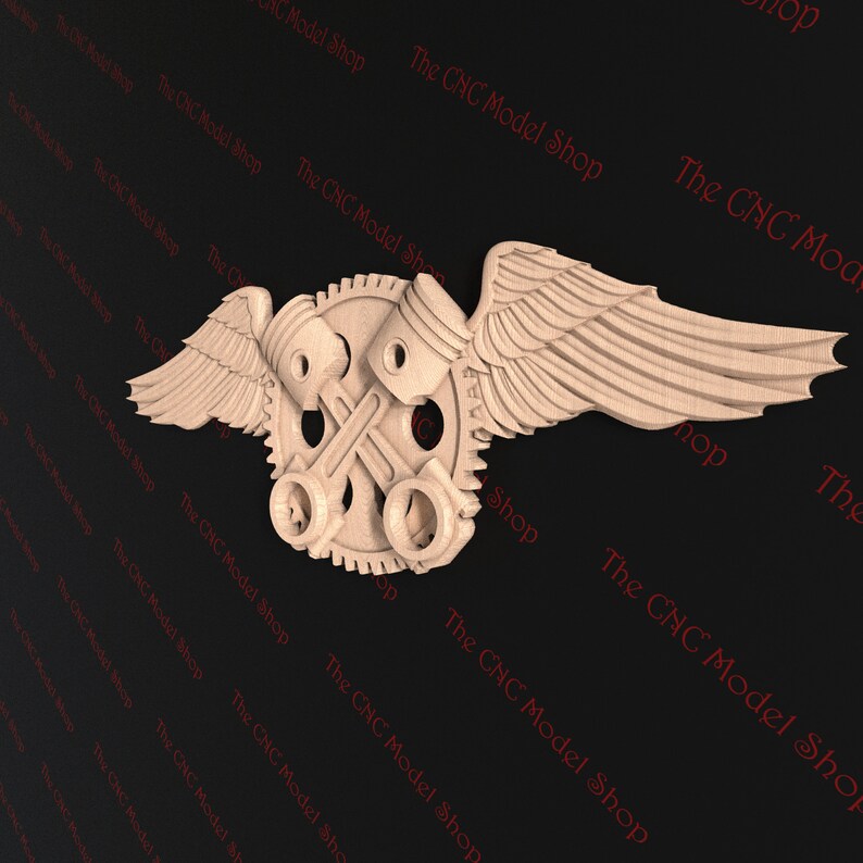 Automotive Emblem 3D Relief STL File for CNC Router Carving - Etsy