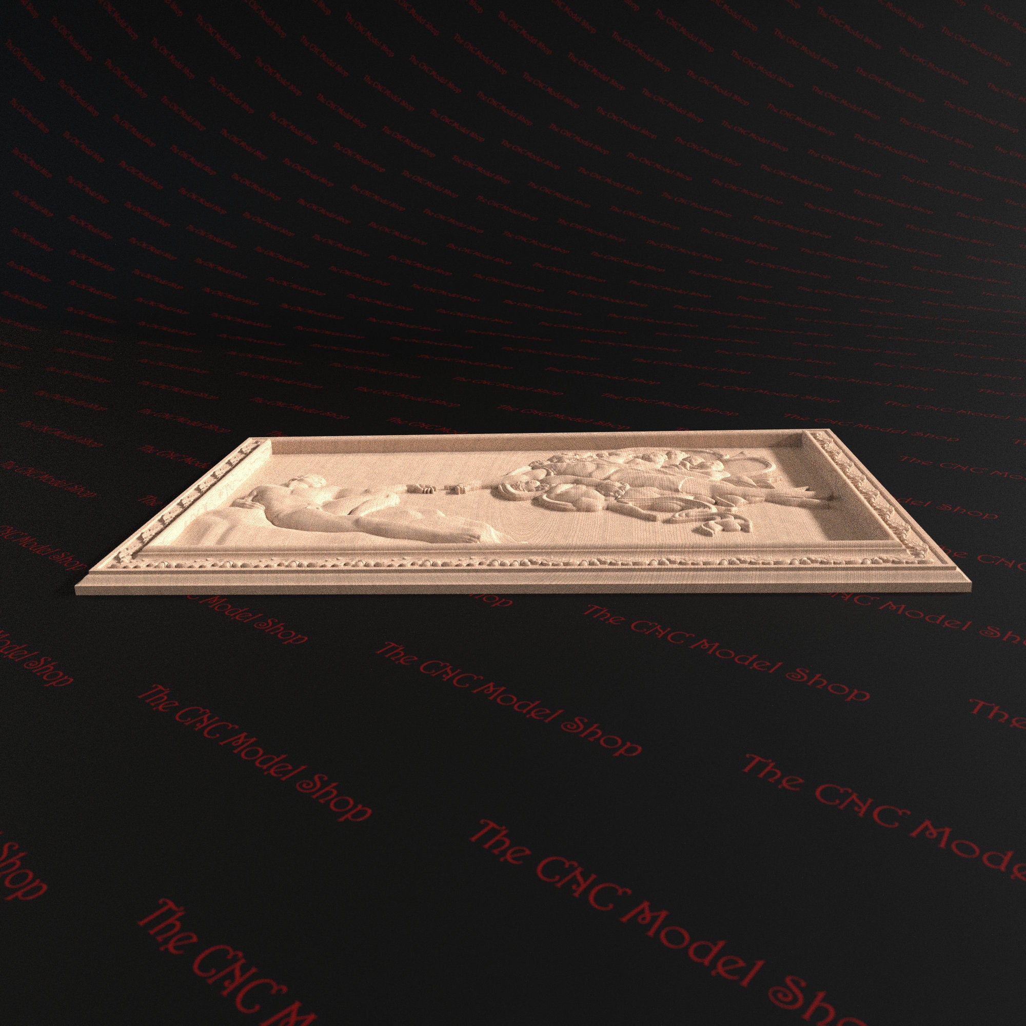 3D STL Relief of the Creation of Adam for CNC Carvcing - Etsy