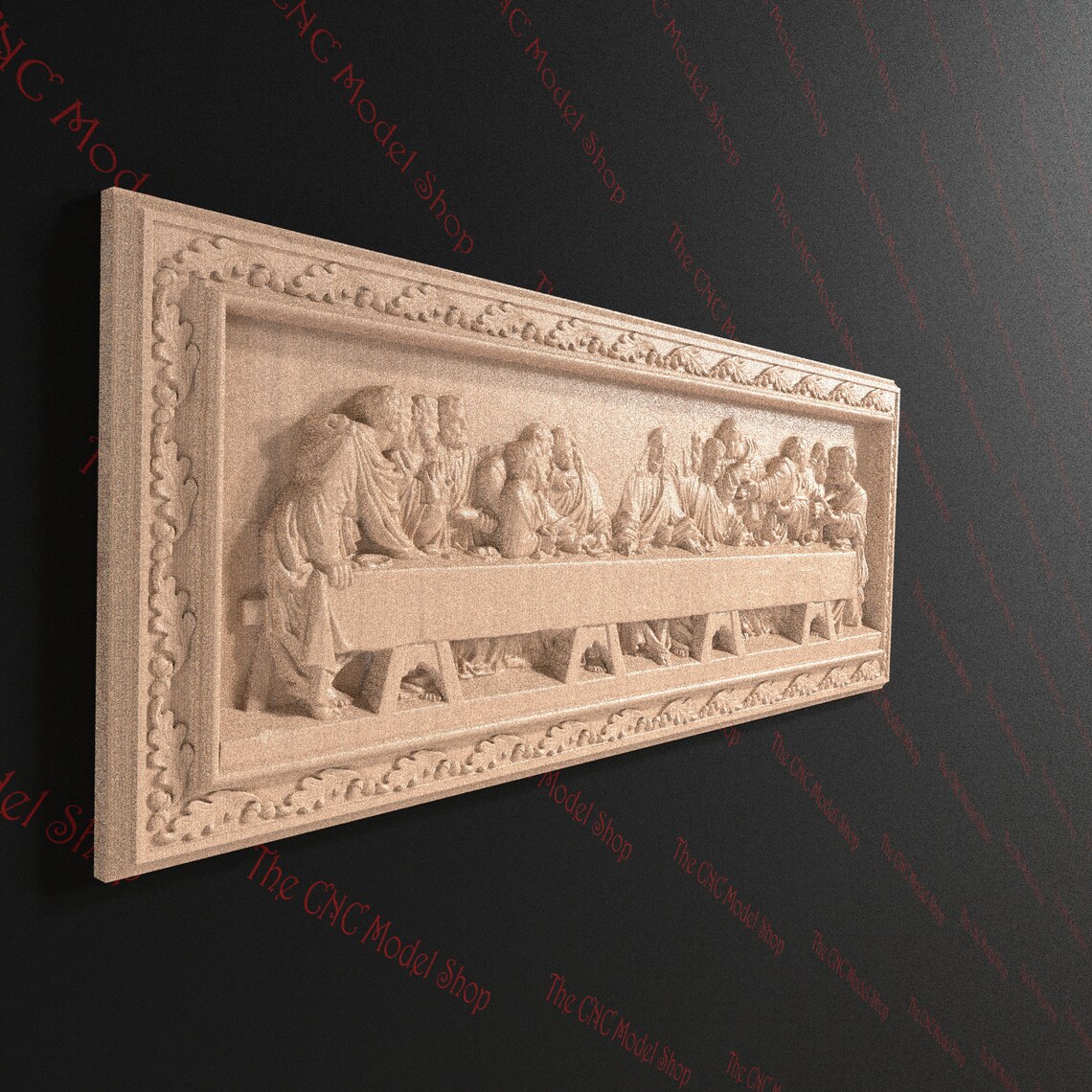 3d Relief STL File of the Last Supper for CNC Carving - Etsy Australia
