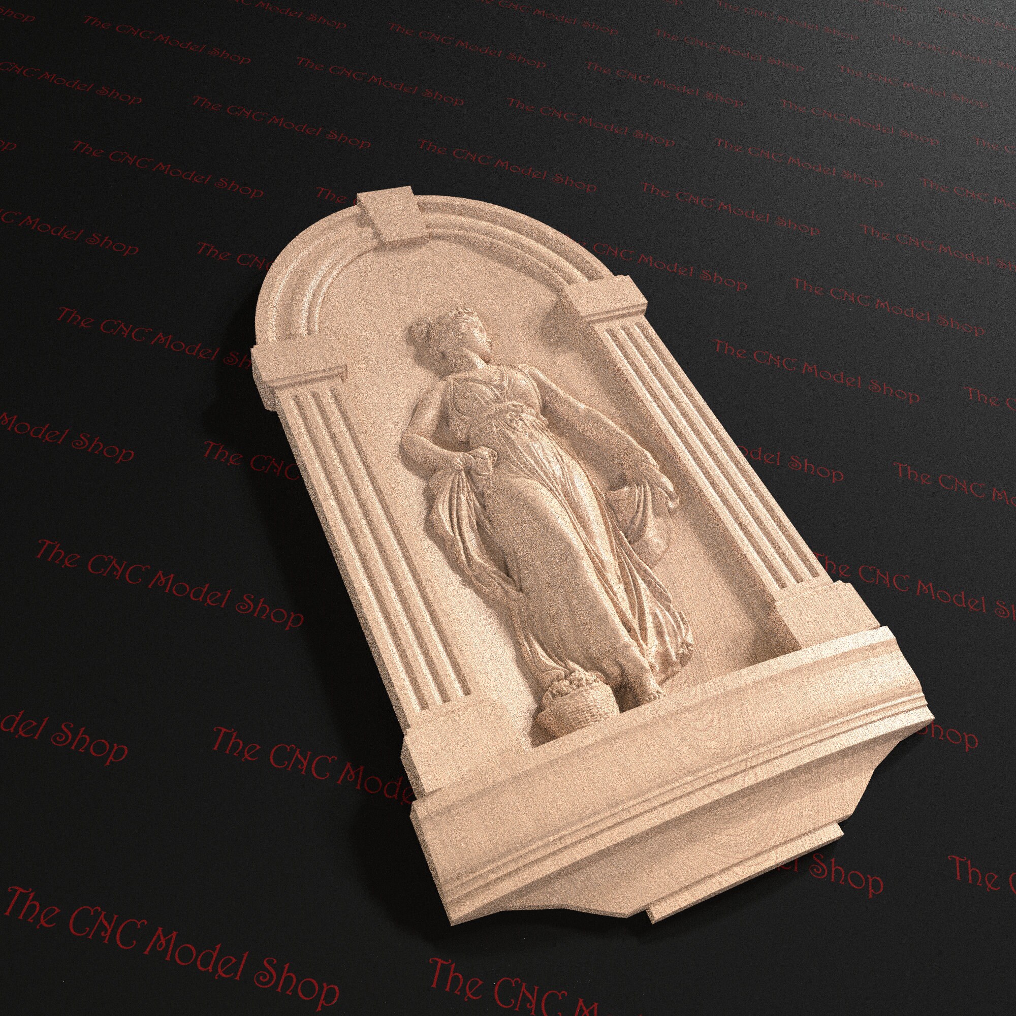 2 Pcs 3d Relief STL Files of Dancing Girl for CNC Carving - Etsy