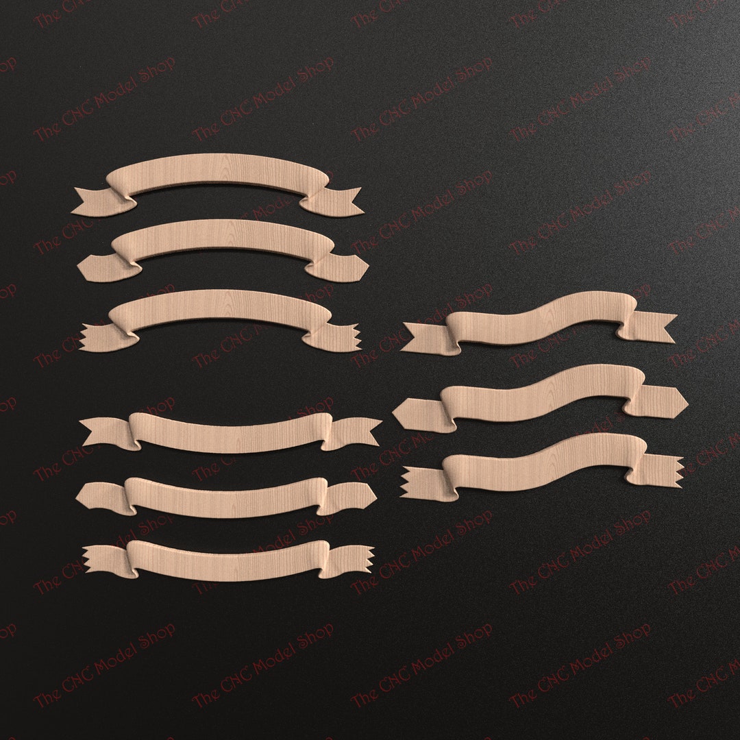 9 Pcs, 3D Relief STL Banner Pack #2 - Etsy