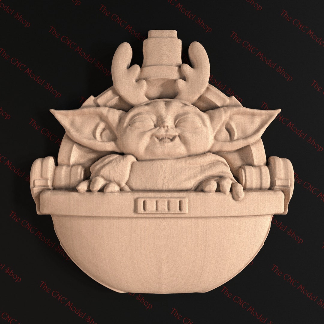 3D STL Relief Christmas Holiday File for Cnc Carving/engraving - Etsy