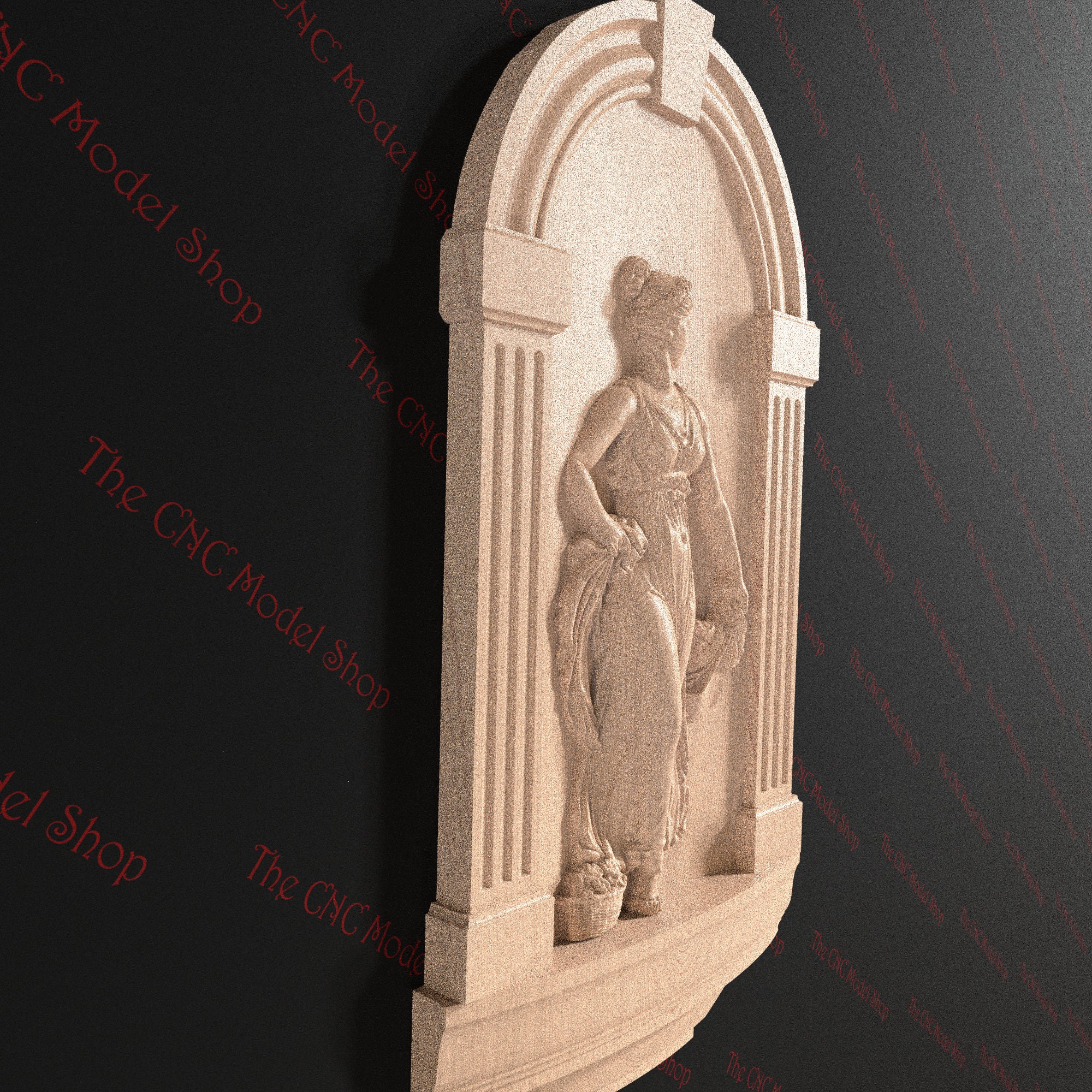 2 Pcs 3d Relief STL Files of Dancing Girl for CNC Carving - Etsy