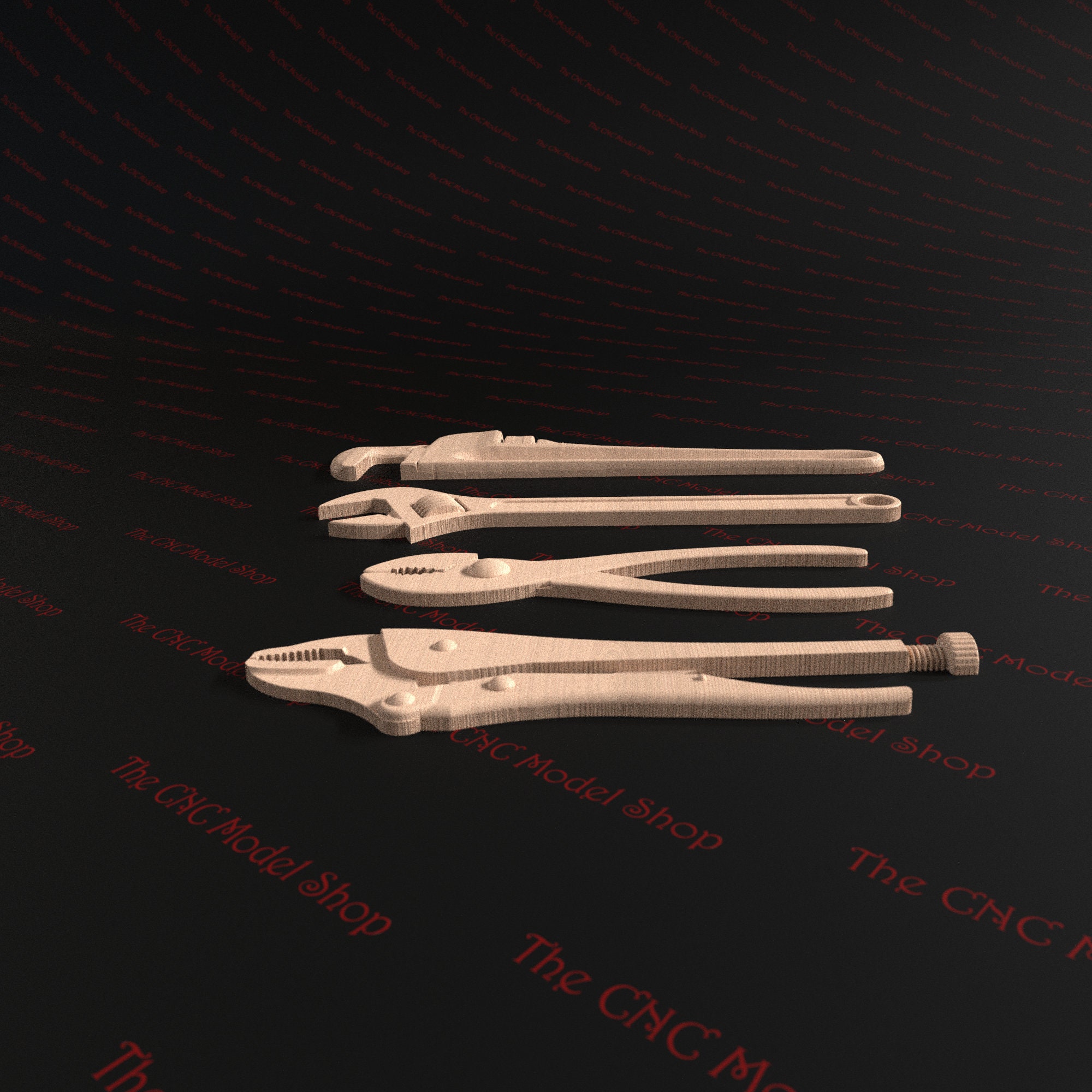 Relief STL Files for CNC Router Carving My Garage Tool Pack - Etsy