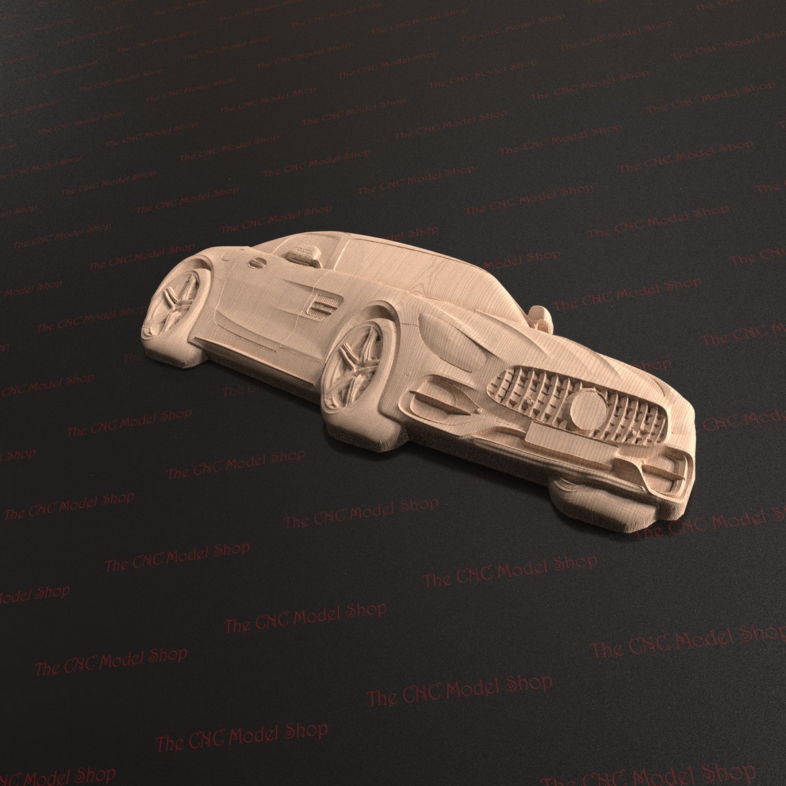 3 Pcs 3D STL Files of a Roadster Car for CNC Carving - Etsy
