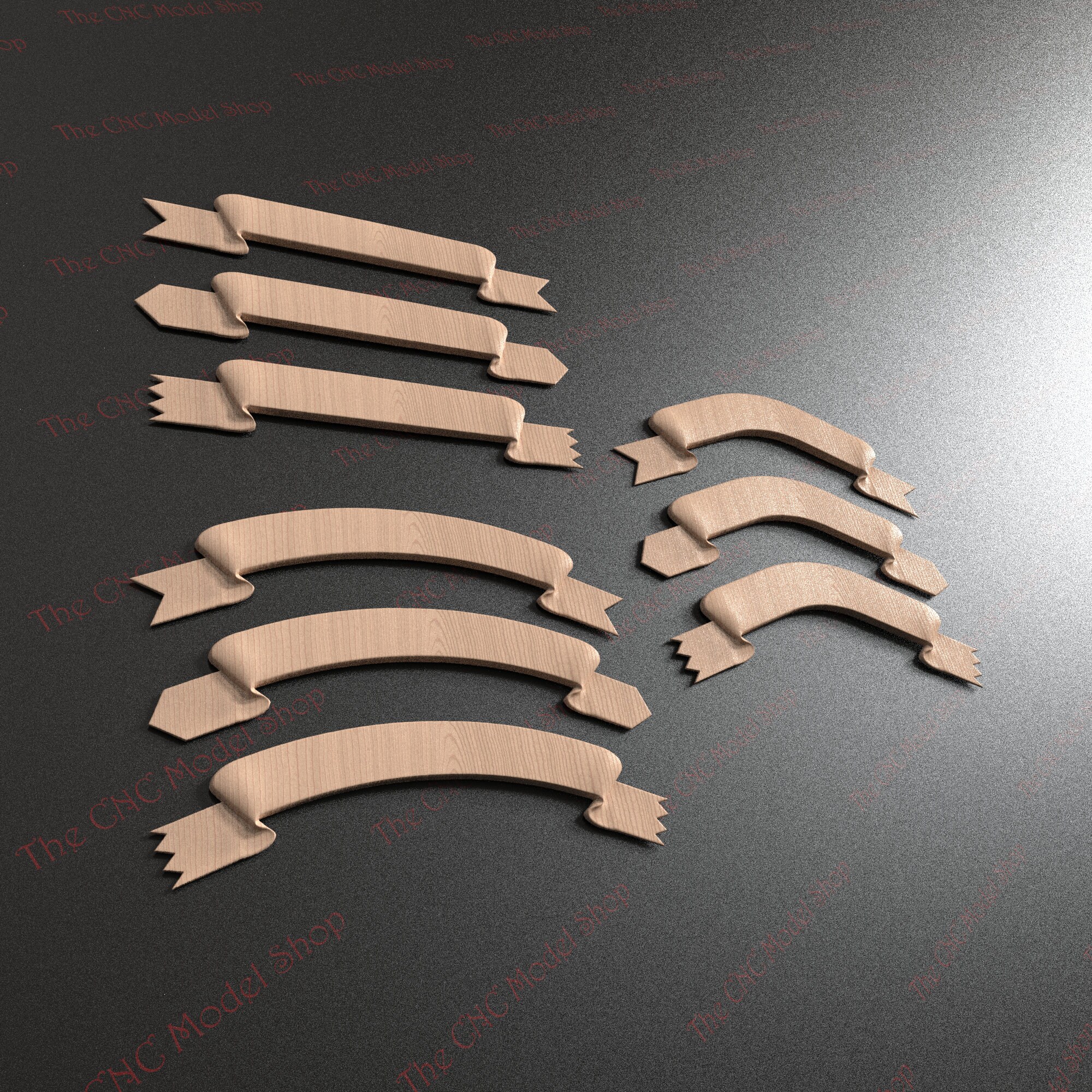 9 Pcs 3D Relief STL Banner Pack 1 - Etsy