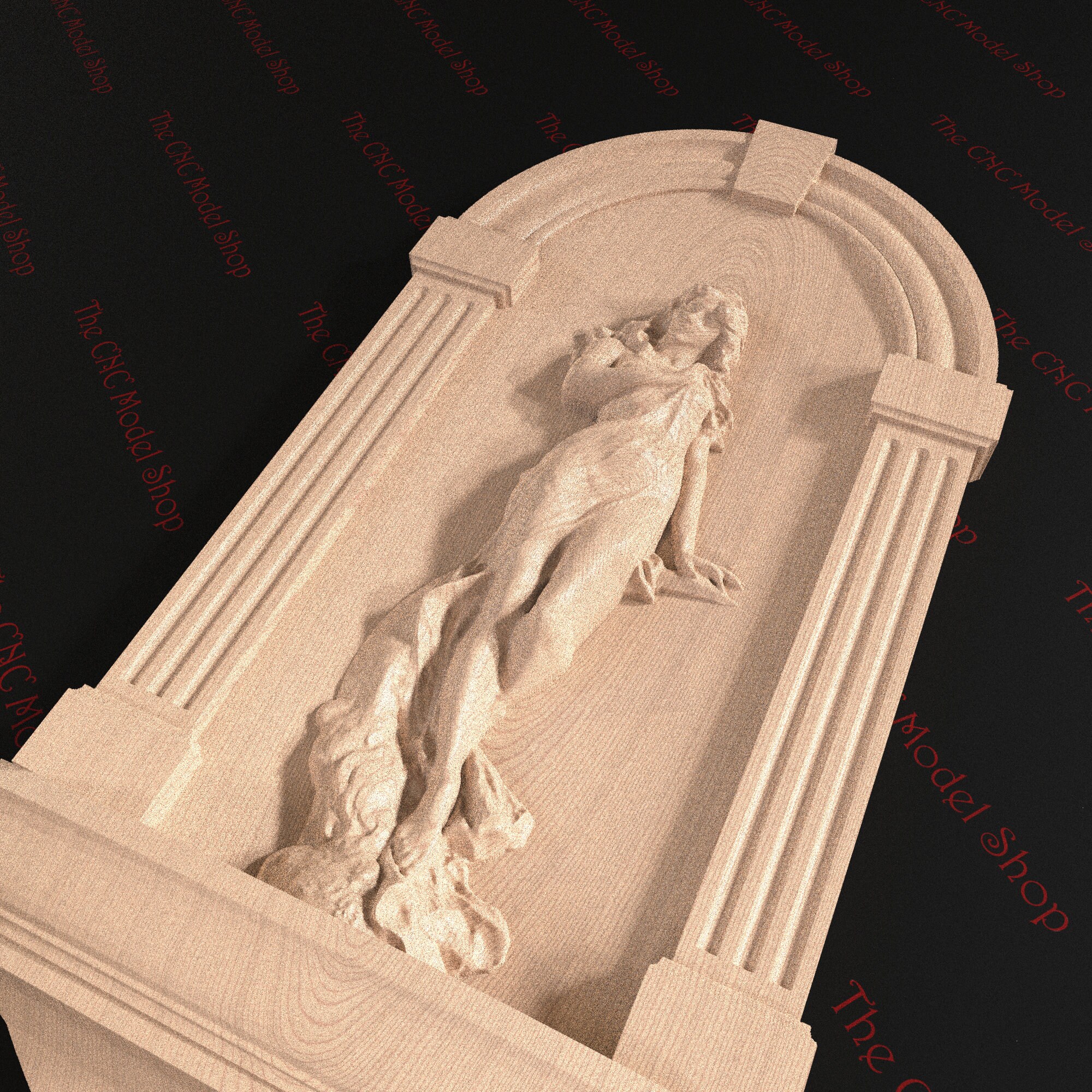 2 Pcs 3d Relief STL Files of Diana Moon Goddess for CNC - Etsy