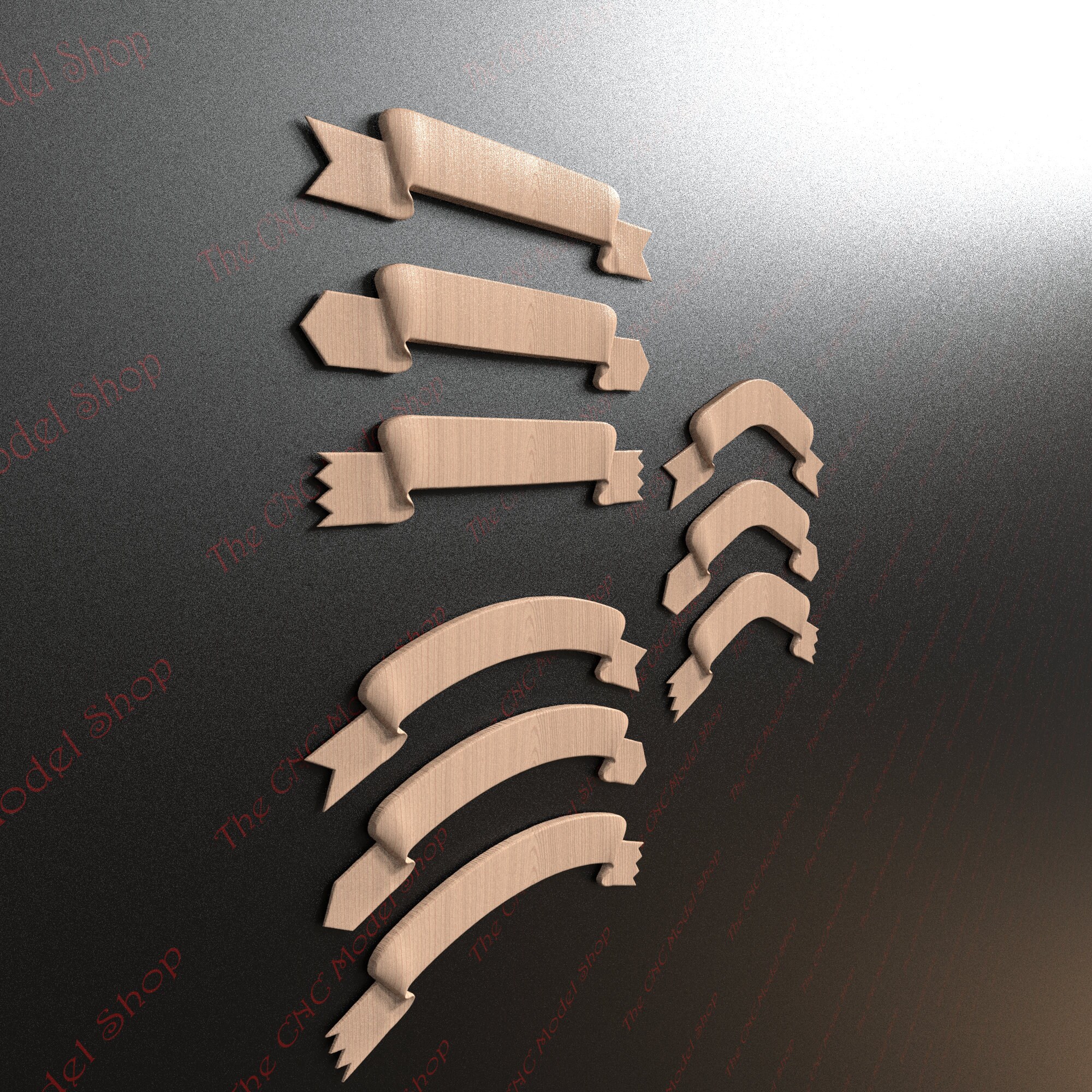 9 Pcs 3D Relief STL Banner Pack 1 - Etsy