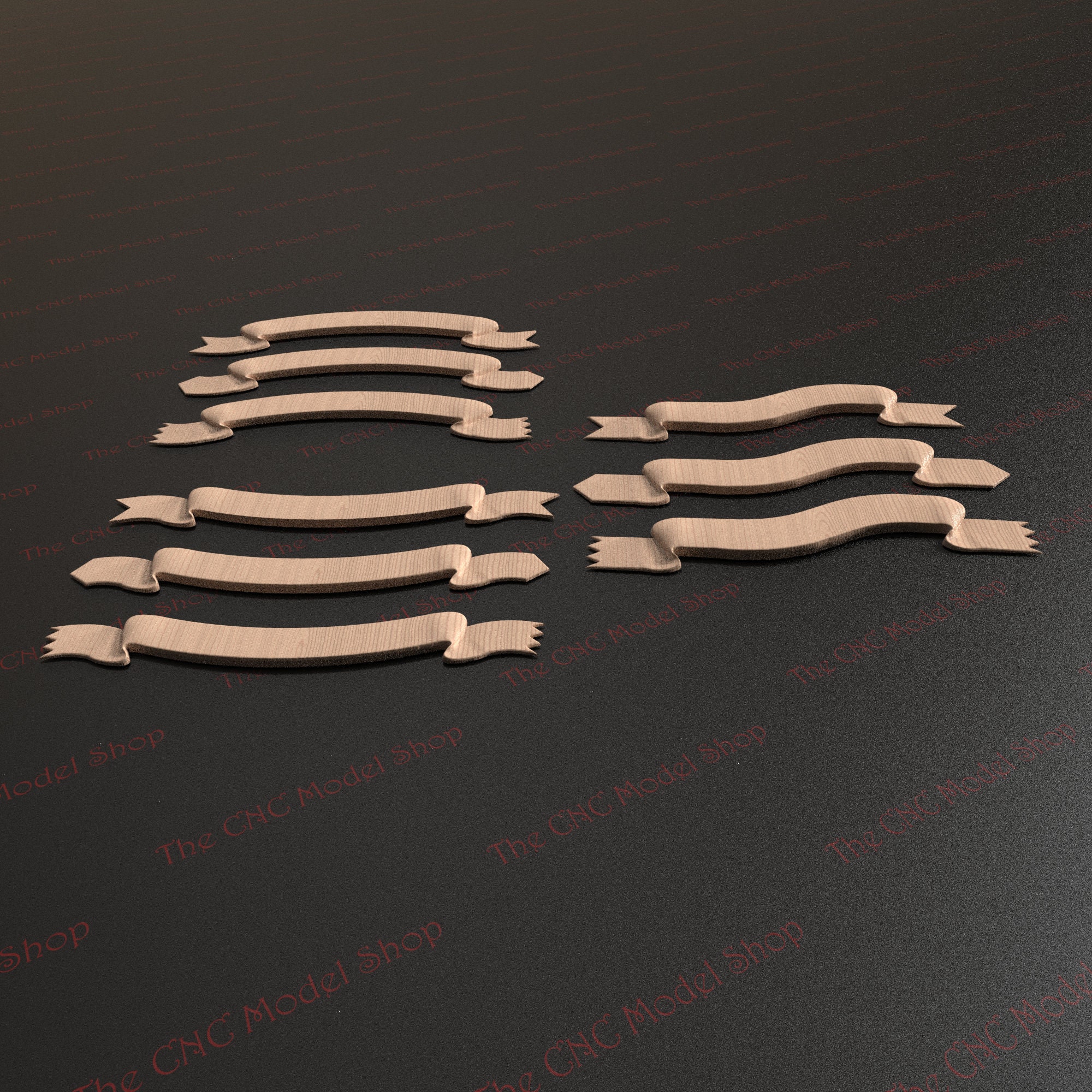 9 Pcs 3D Relief STL Banner Pack 2 - Etsy