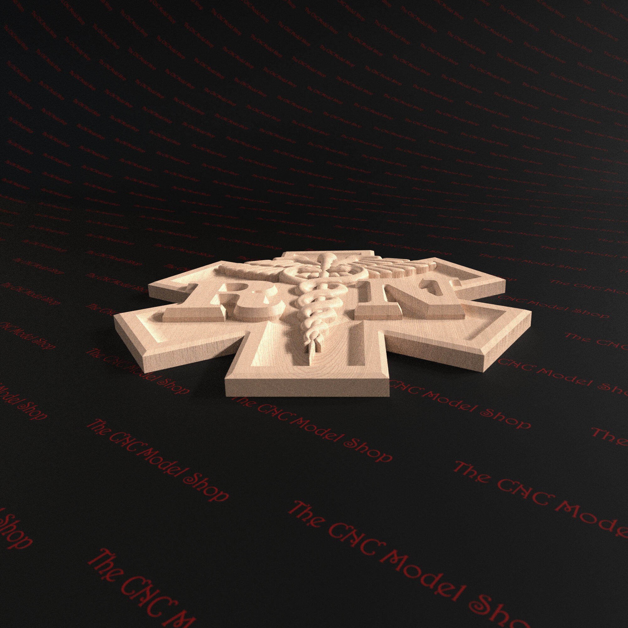 3d Relief STL File of an RN Wall Art Plaque for Cnc Router Carving - Etsy