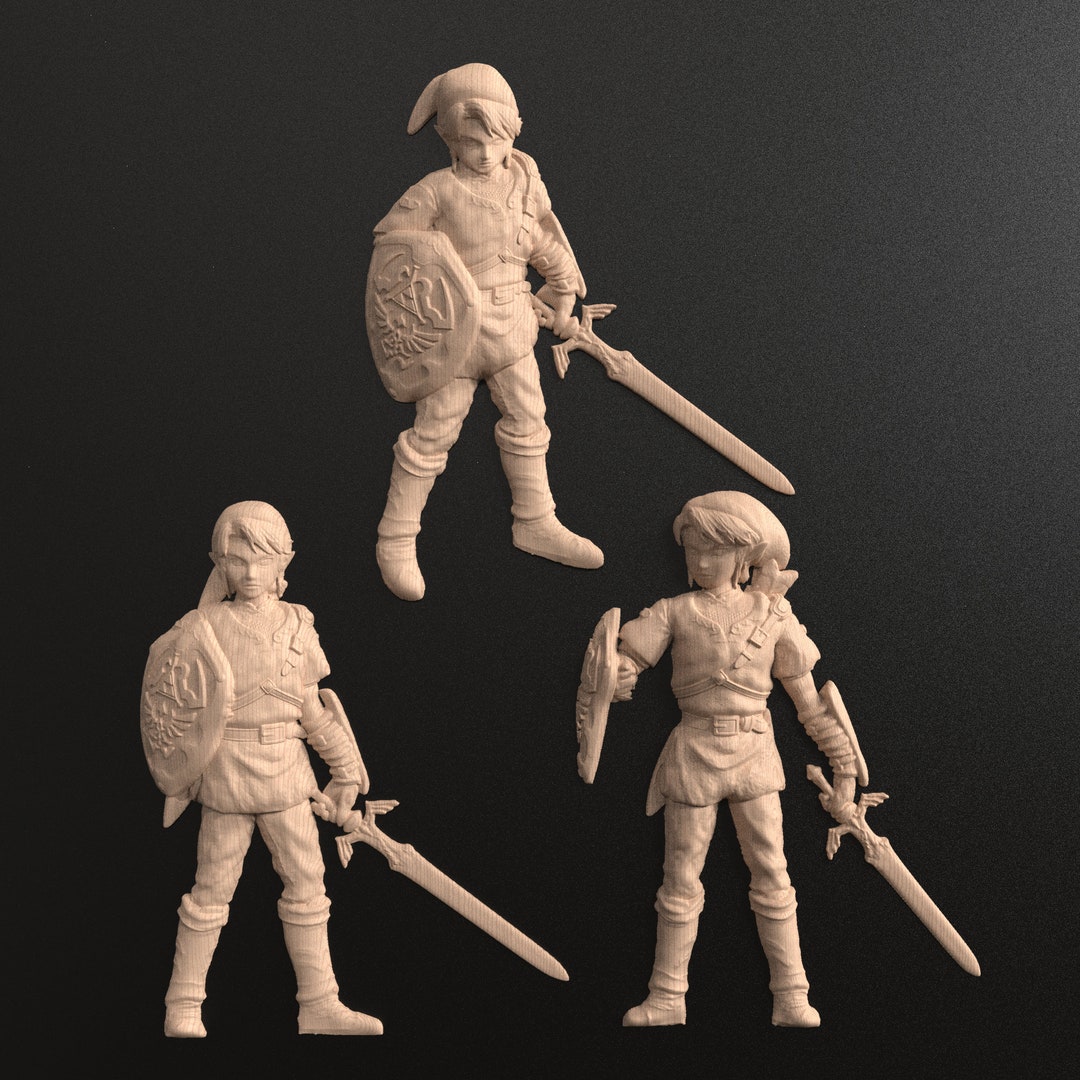 3 Pcs. 3D Relief STL Files for CNC Carving - Etsy