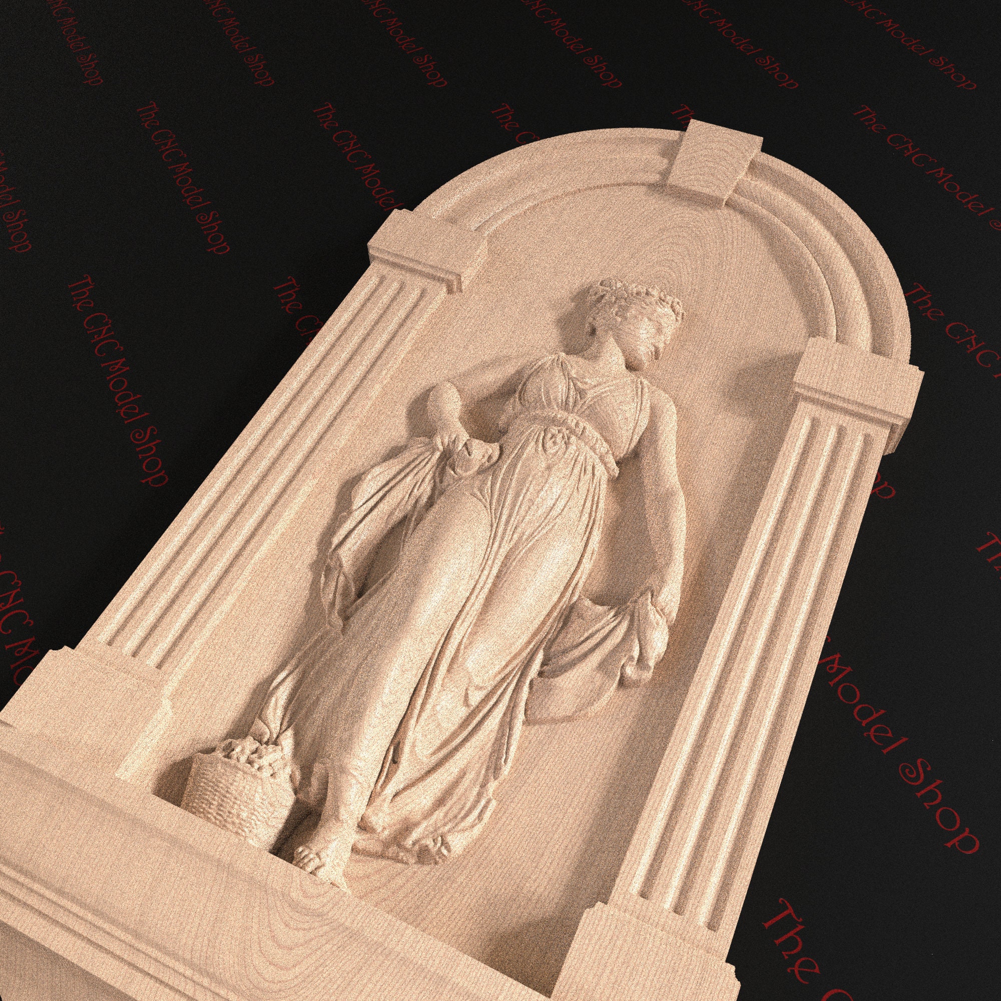 2 Pcs 3d Relief STL Files of Dancing Girl for CNC Carving - Etsy