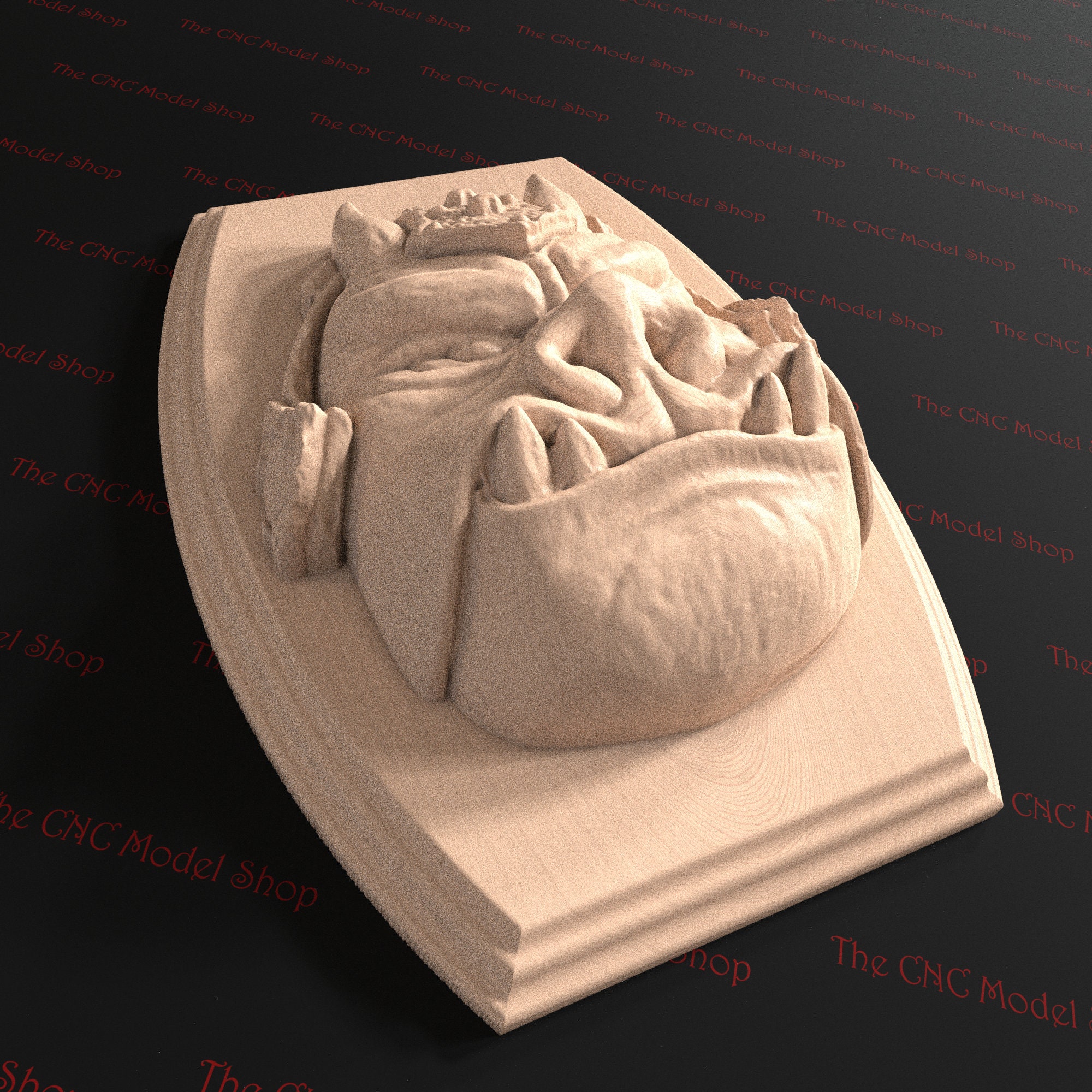 SW Heads-gamorrean 3d Relief STL File for Cnc Router Carving - Etsy