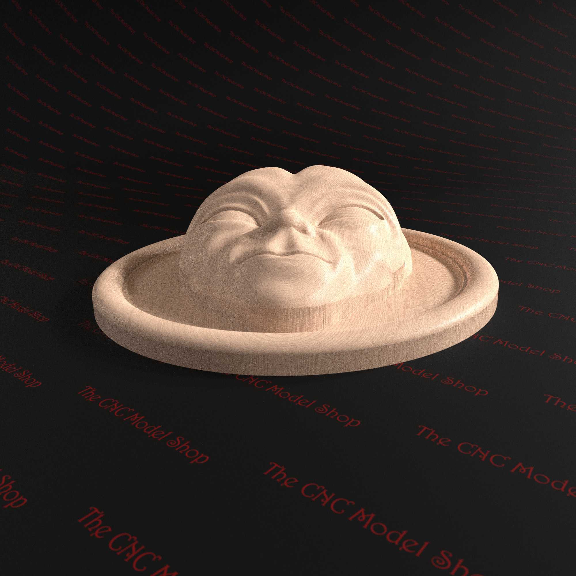 3 Pcs 3D Relief STL File of an Alien Head Wall Mount for CNC - Etsy