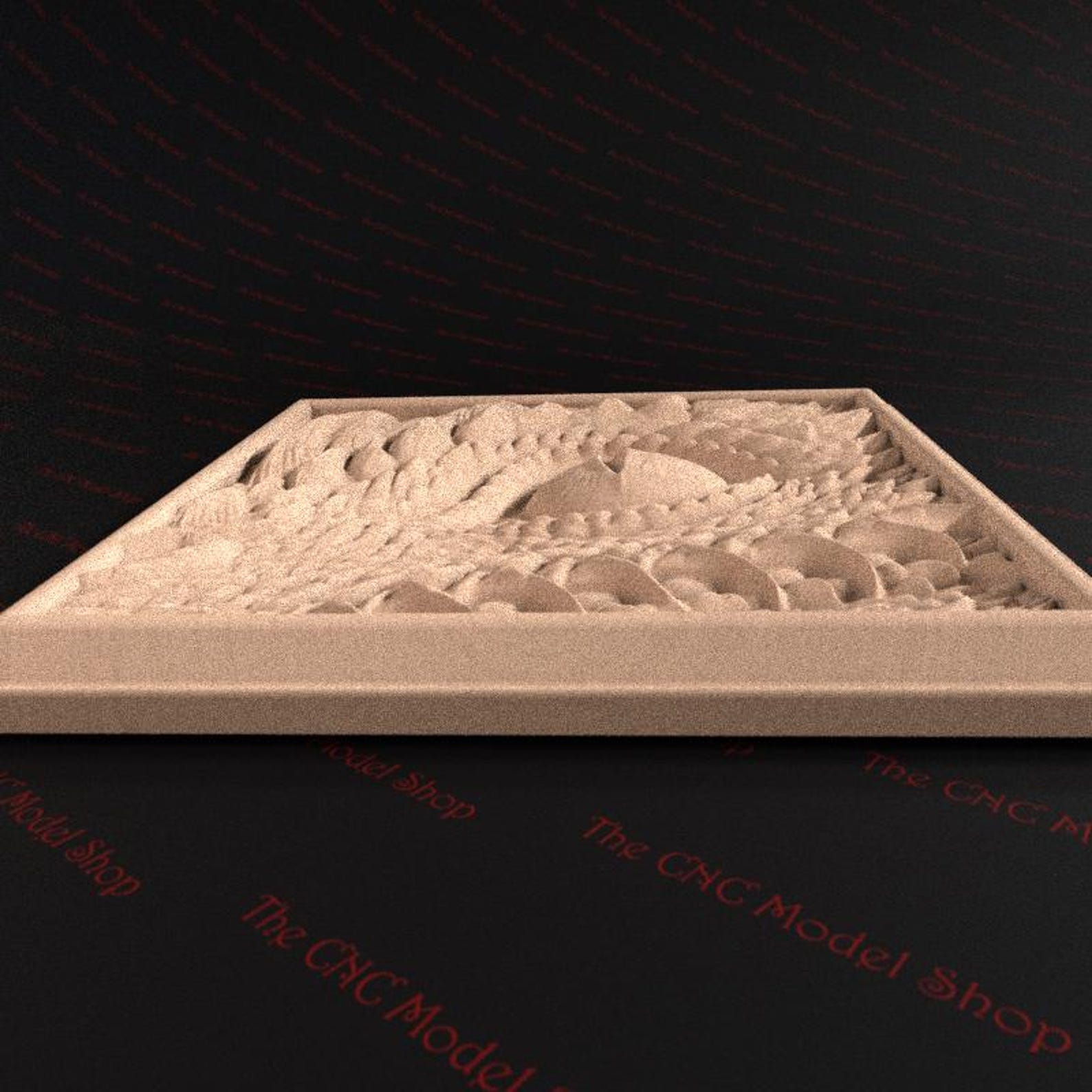 Dragon Eye 3D STL Relief File for CNC Router Carving or 3D Resin ...