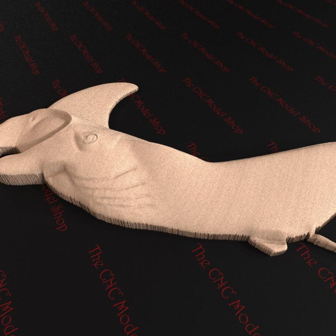 Manta Ray 3D Relief STL File for CNC Router Carving or 3D Resin ...
