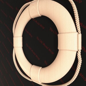 Life Preserver Ring, 3d .stl Relief File for Cnc Router Carving - Etsy