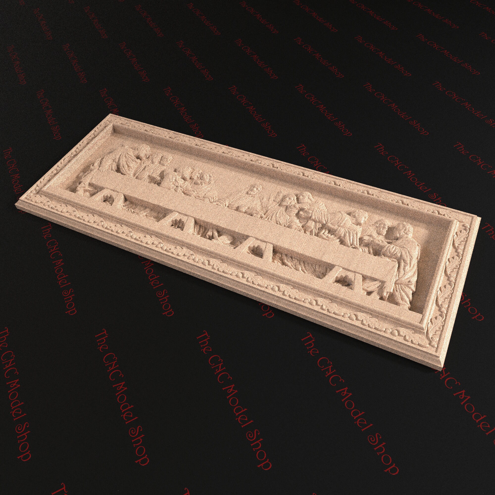 3d Relief STL File of the Last Supper for CNC Carving - Etsy