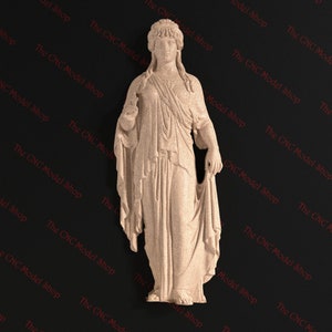 2 Pcs, 3d Relief STL Digital File of Goddess of Hope for CNC Carving - Etsy