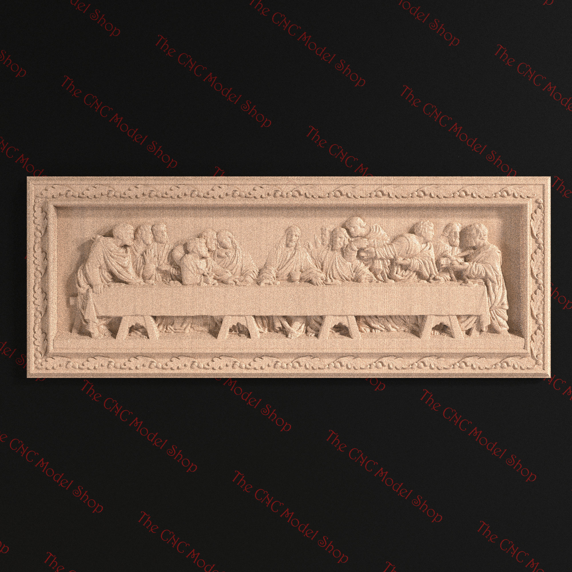 3d Relief STL File of the Last Supper for CNC Carving - Etsy