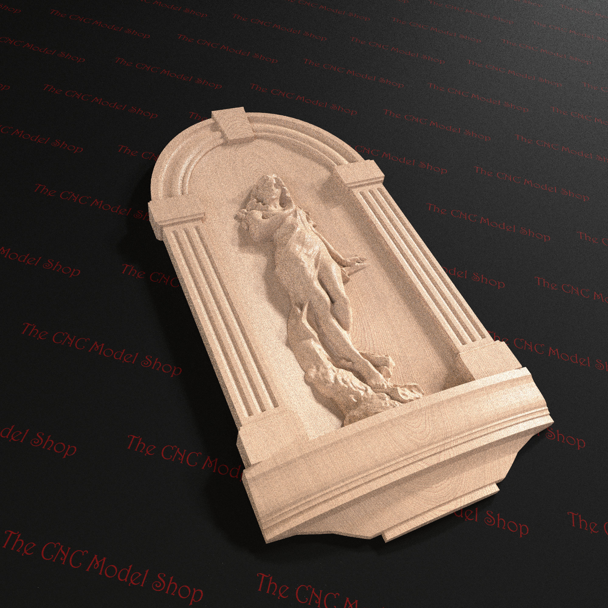 2 Pcs 3d Relief STL Files of Diana Moon Goddess for CNC - Etsy