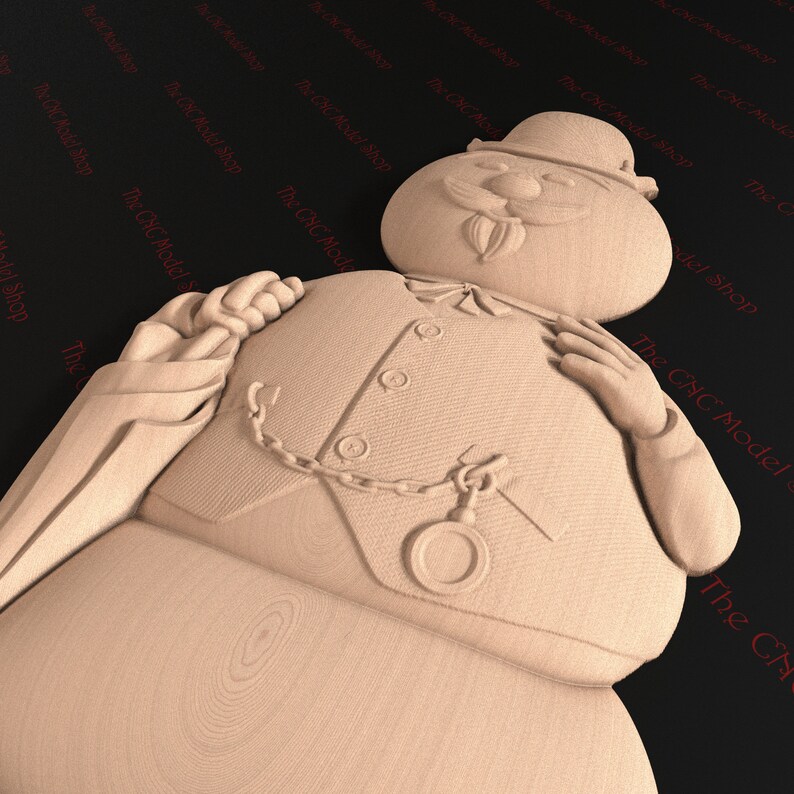 3D STL Relief File of a Holiday Christmas Snowman for Cnc Carving ...
