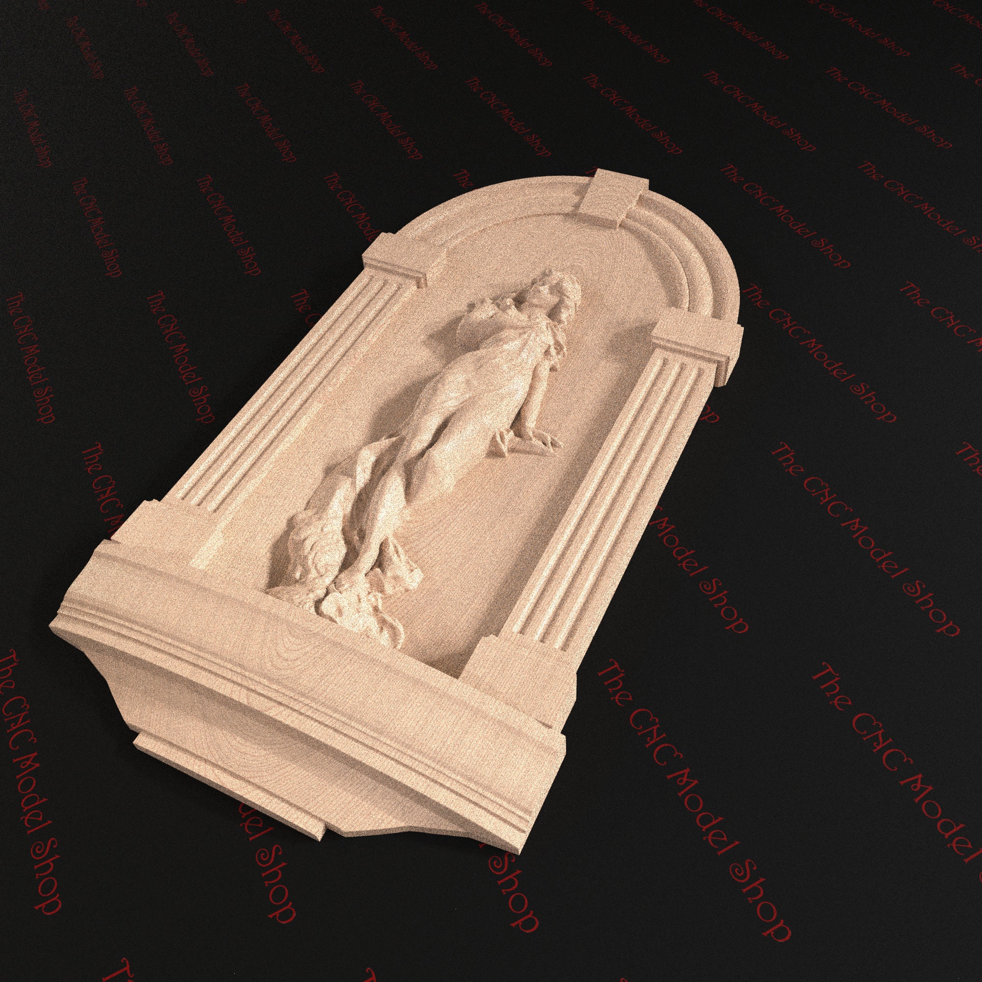 2 Pcs 3d Relief STL Files of Diana Moon Goddess for CNC - Etsy