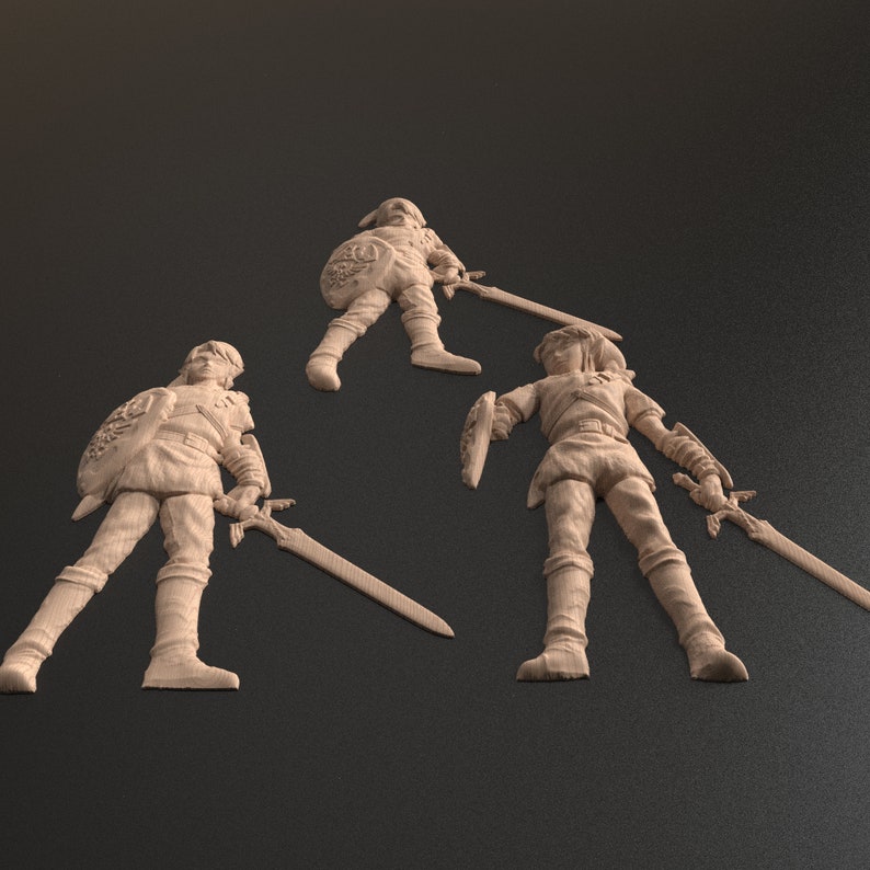 3 Pcs. 3D Relief STL Files for CNC Carving - Etsy