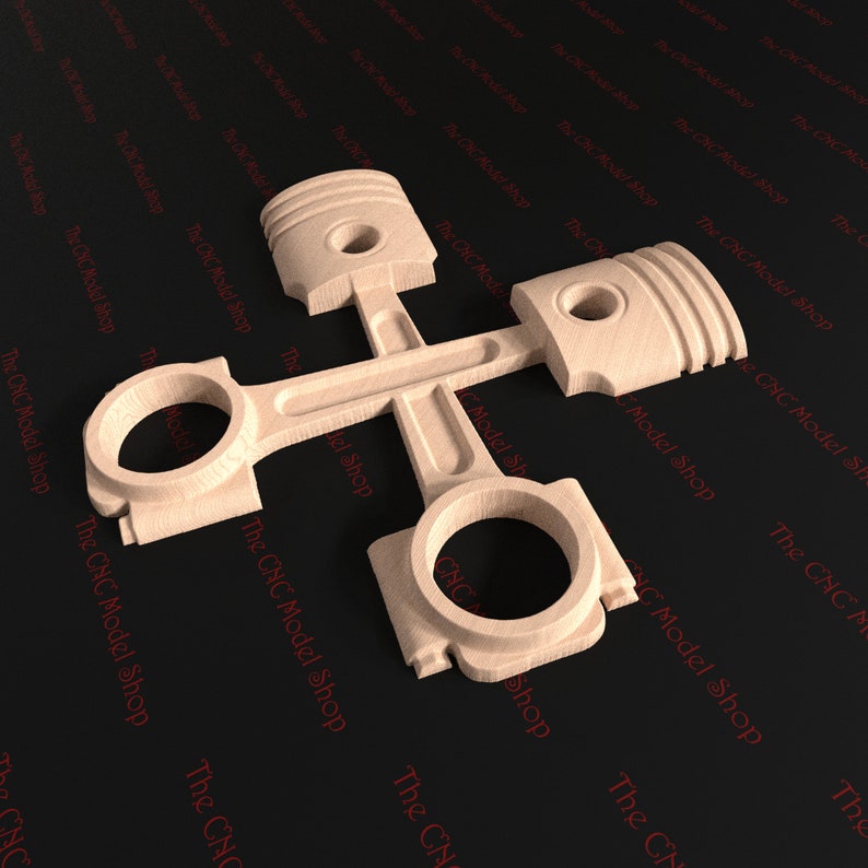 X-pistons, 3D Relief STL File for CNC Router Carving - Etsy