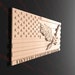 2 Pcs, 3D STL Relief Files of the American Flag Featuring Flying Eagle ...