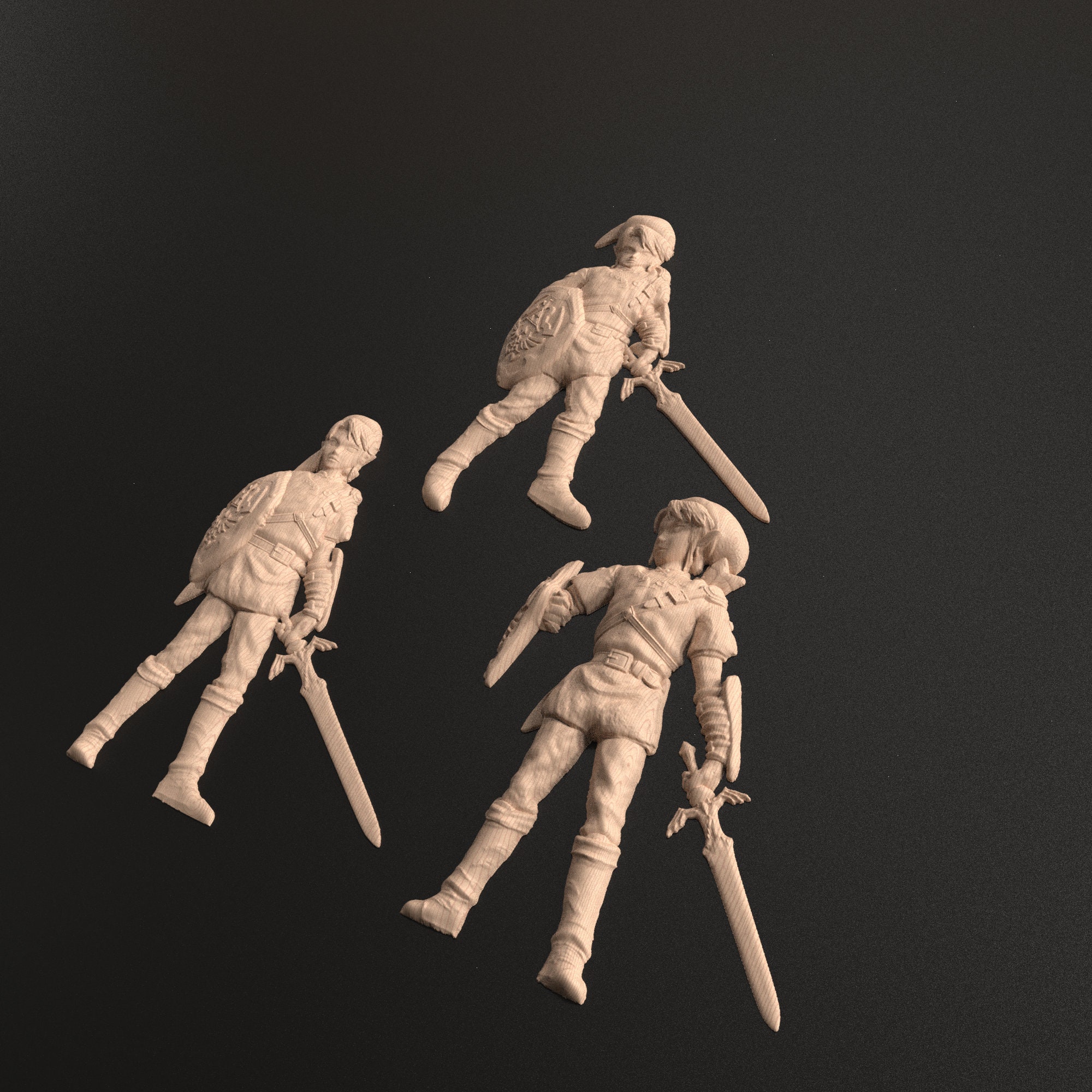 3 Pcs. 3D Relief STL Files for CNC Carving - Etsy