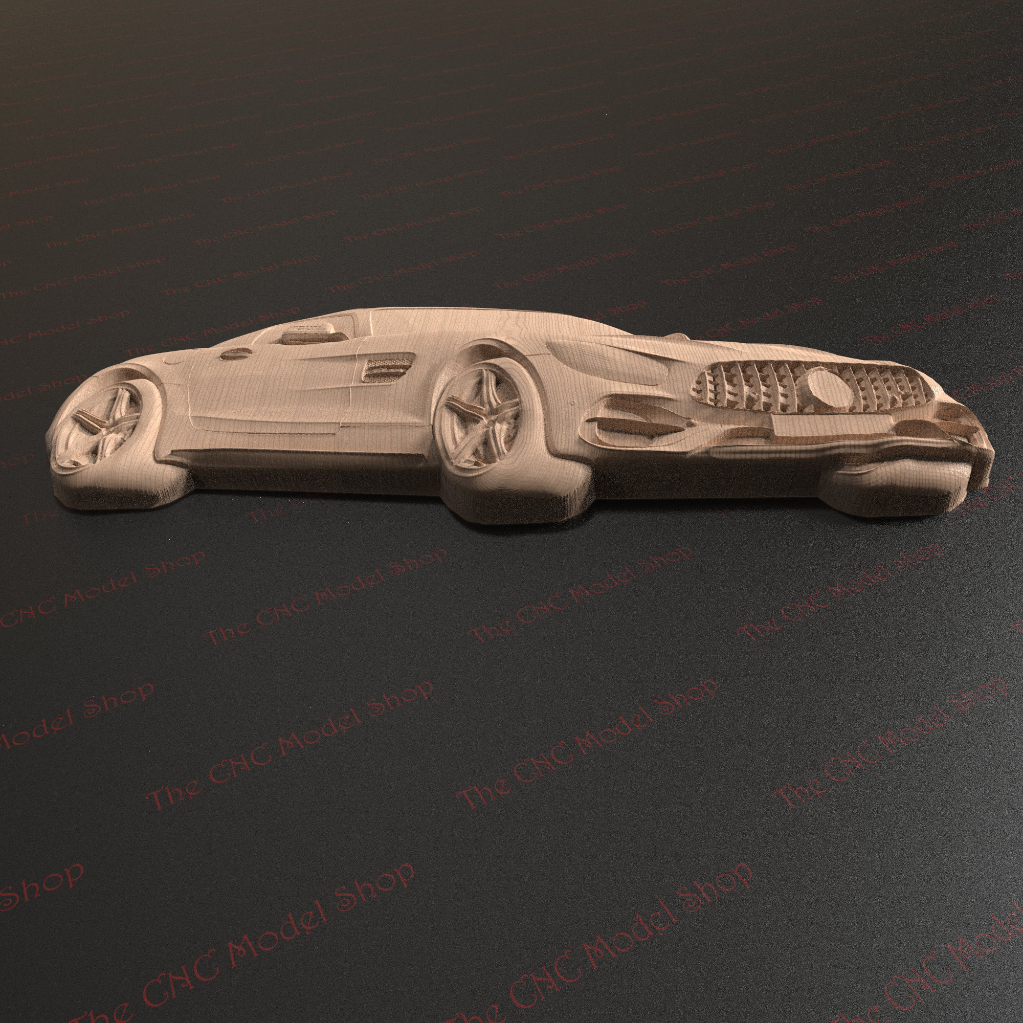 3 Pcs 3D STL Files of a Roadster Car for CNC Carving - Etsy