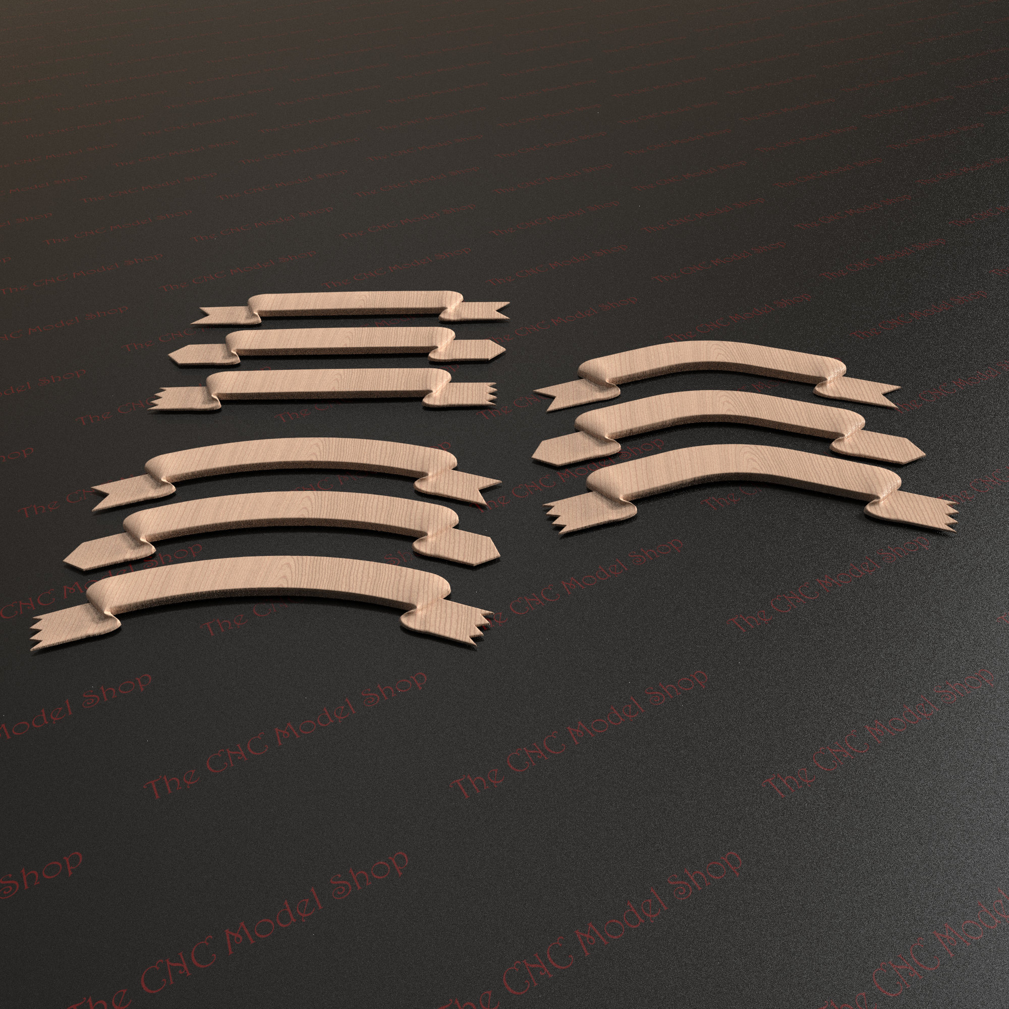 9 Pcs 3D Relief STL Banner Pack 1 - Etsy